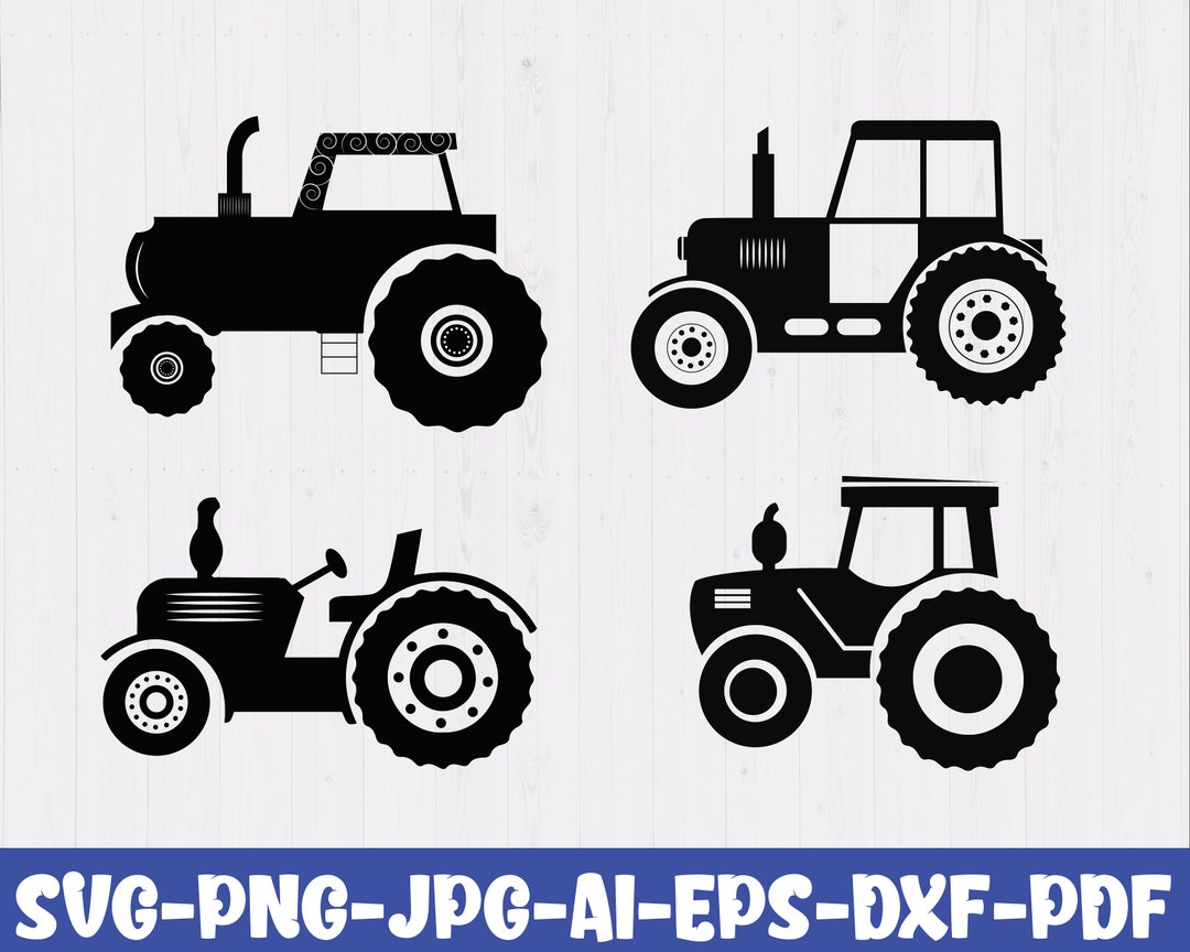 Tractor Bundle Svg Download File for Cricut, Laser Cut and Print ...