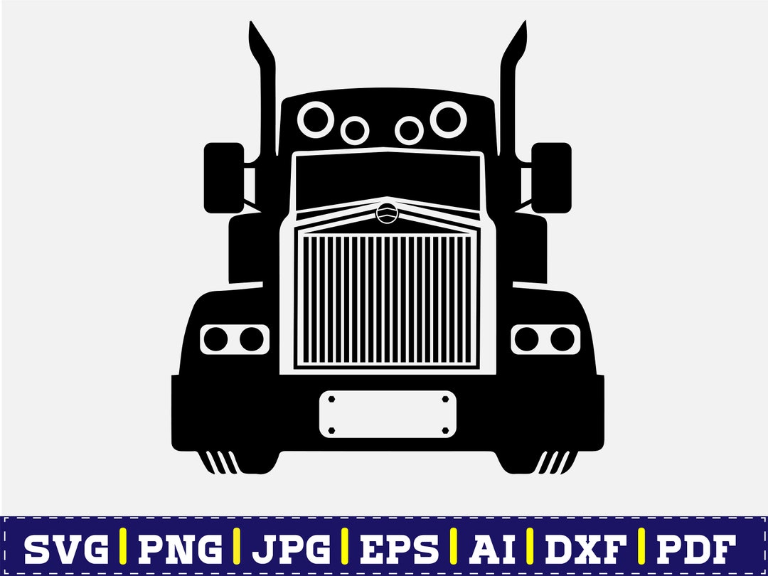 Trucker Svg Big Truck Svg truck Svg Vintage Truck Svg Big Rig Semi ...