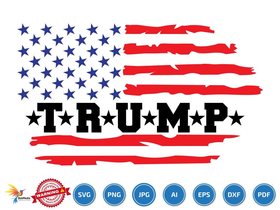 Trump Svg Trump 2024 Svg Trump Flag Svg Donald Trump 2024 - Etsy UK