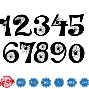 Spider Alphabet svg Spider Font Svg spider svg spider Web - Etsy France