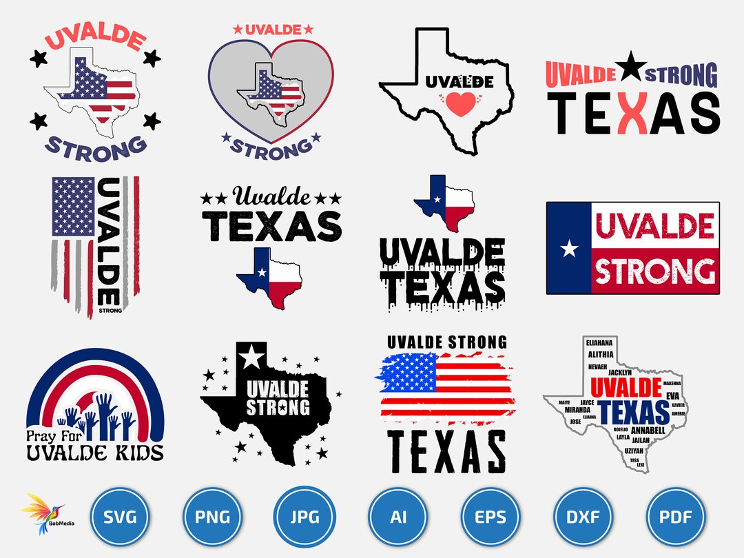 Uvalde Strong SVG Bundle, Uvalde Texas Svg, Pray for Texas Svg, Protect ...