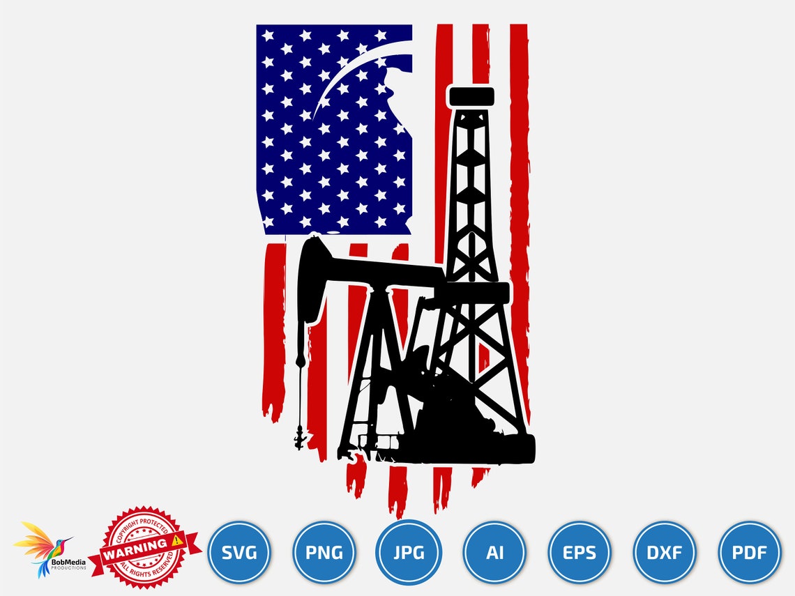 Oilfield Flag Svg USA Flag Oilfield Svg Oilfield Worker Svg - Etsy UK