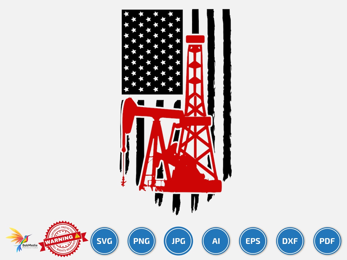 Oilfield Flag Svg USA Flag Oilfield Svg Oilfield Worker Svg - Etsy UK