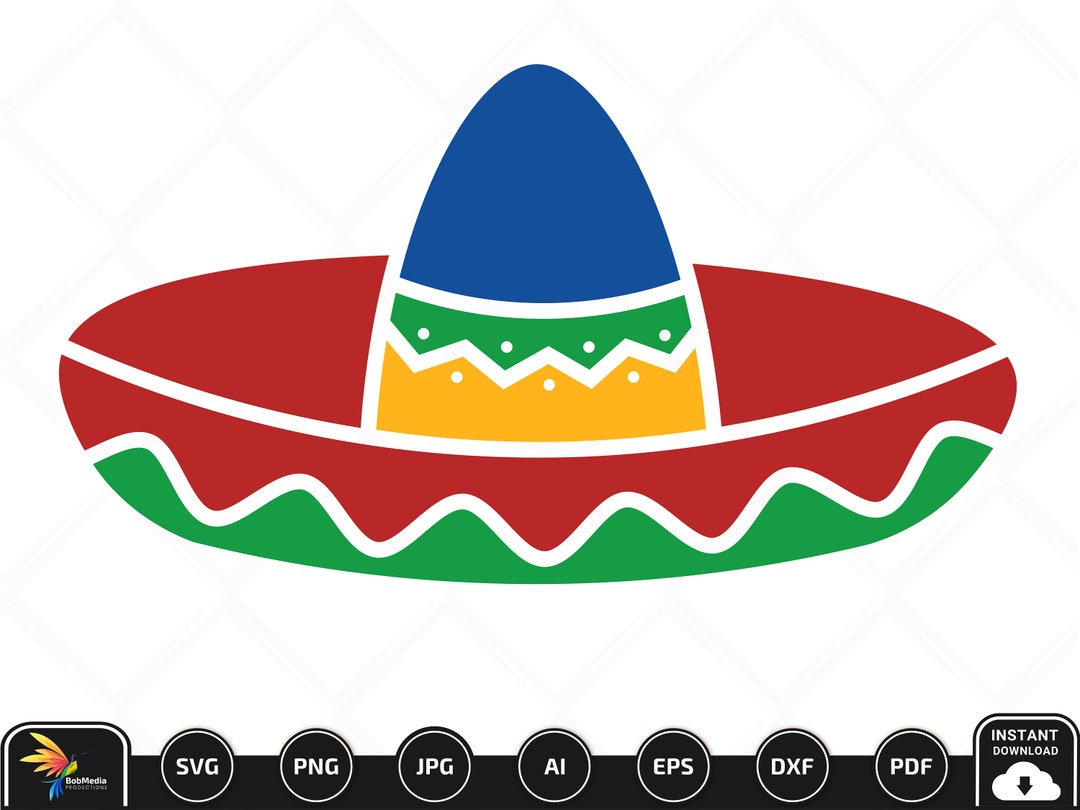 Sombrero Svg, Mexican Fiesta Svg ,sombrero Mexico, Mexican Hat ...