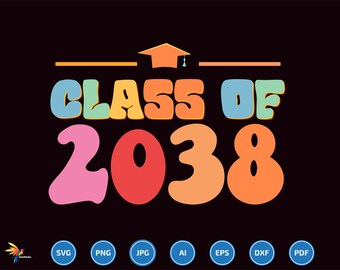 Class of 2038 Svg - Etsy UK