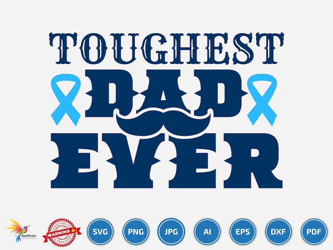 Prostate Cancer Awareness Svg, Prostate Ribbon Svg, Light Blue Ribbon ...