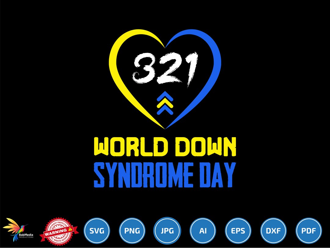 321 Down Svg, Syndrome Ribbon, Down Syndrome Awareness Svg Png, March ...