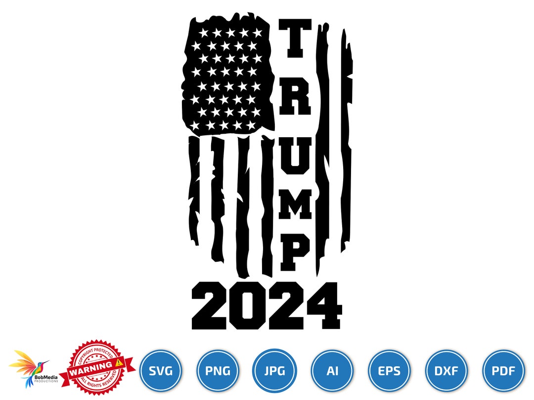 Trump Svg Trump 2024 Svg Trump Flag Svg Donald Trump 2024 - Etsy Finland