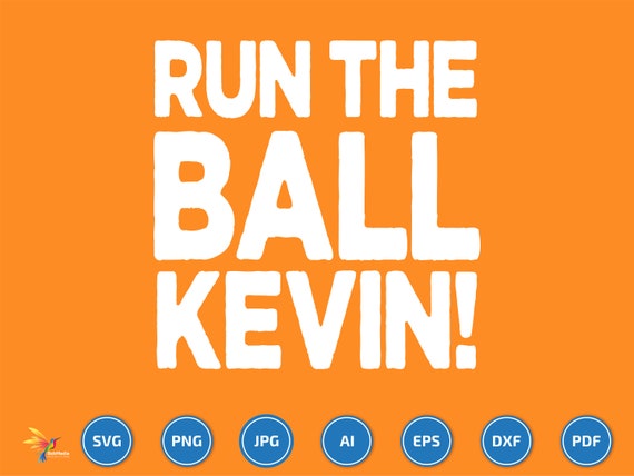 Run the Ball Kevin Svg Png Cleveland Football Football - Etsy