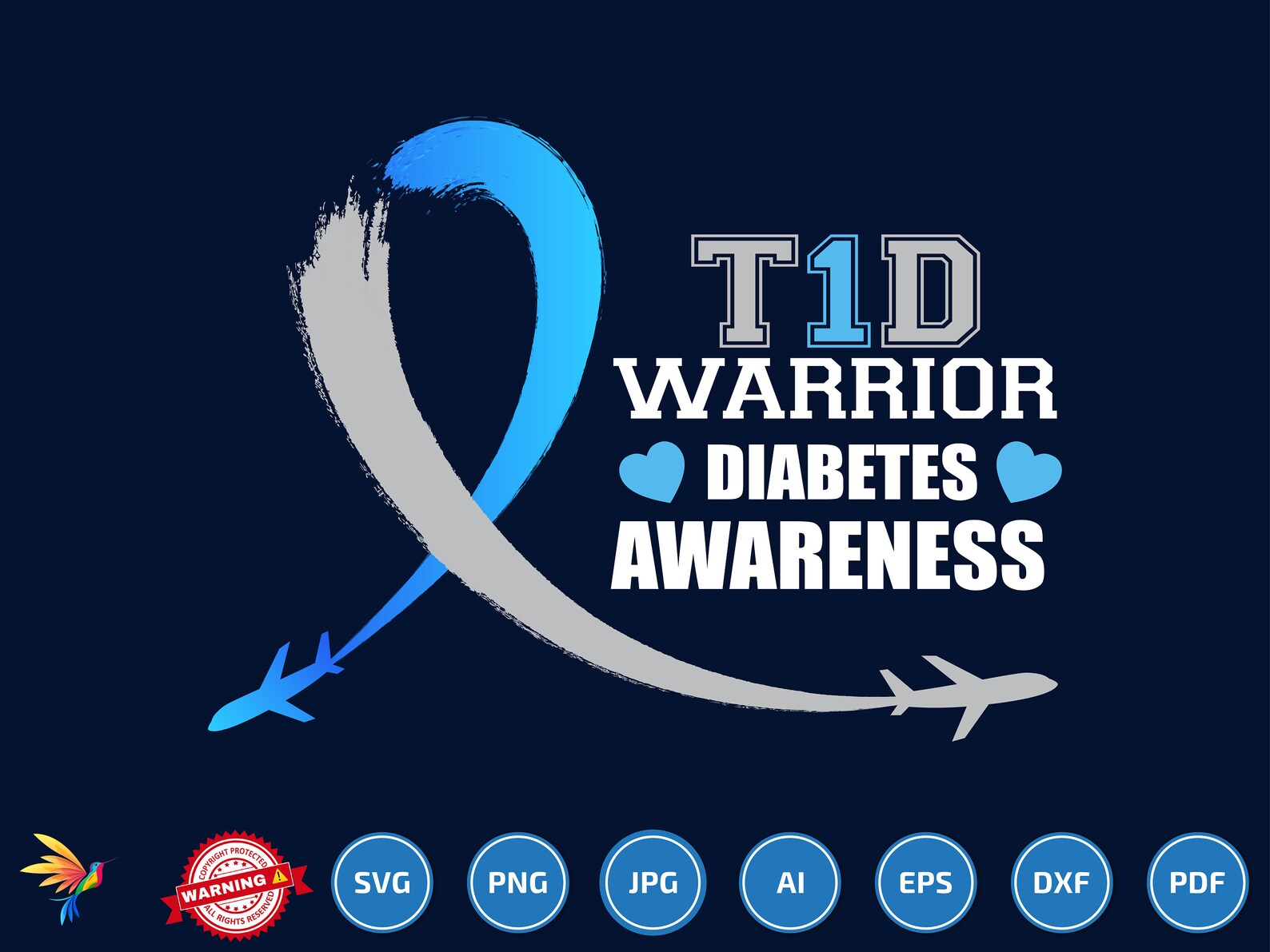 Ddiabetes Awareness Svg Png Bundle Diabetes Svg Blue Ribbon - Etsy