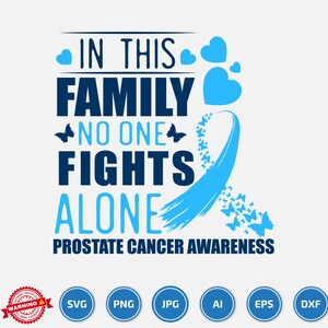 Prostate Cancer Awareness Svg, Prostate Ribbon Svg, Light Blue Ribbon ...