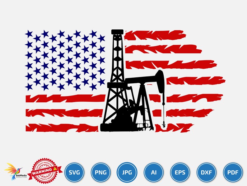 Oilfield Flag Svg USA Flag Oilfield Svg Oilfield Worker Svg - Etsy UK