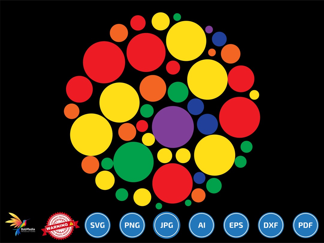 Happy Dot Day Svg, International Dot Day Svg, September 15th Svg, Polka ...