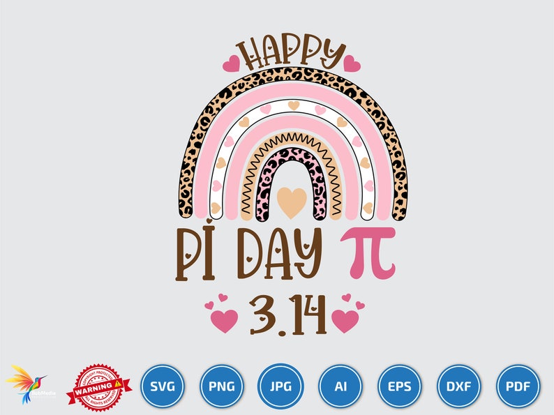 Pi Day Svg Bundle Png Happy Pi Day Svg Born on Pi Day3.14 - Etsy