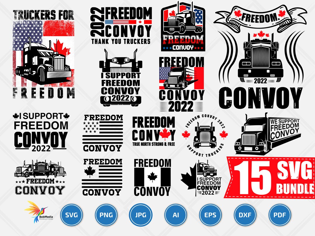 Freedom Convoy SVG Bundle,freedom Convoy 2022,I Support Freedom, Convoy ...