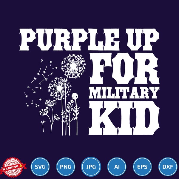 Military Child Dandelion Svg - Etsy