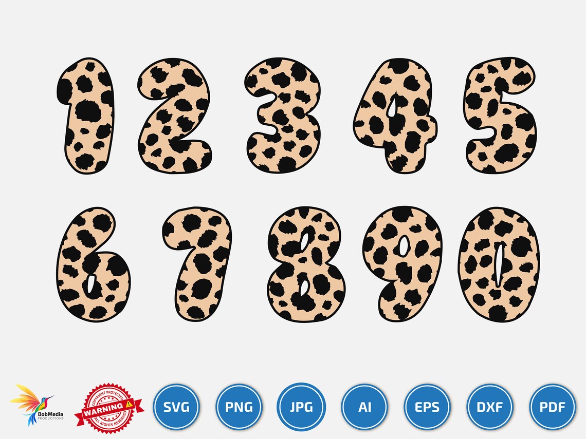 Cheetah Alphabet Svg Animal Font Svg Cheetah Font Svg Png - Etsy UK
