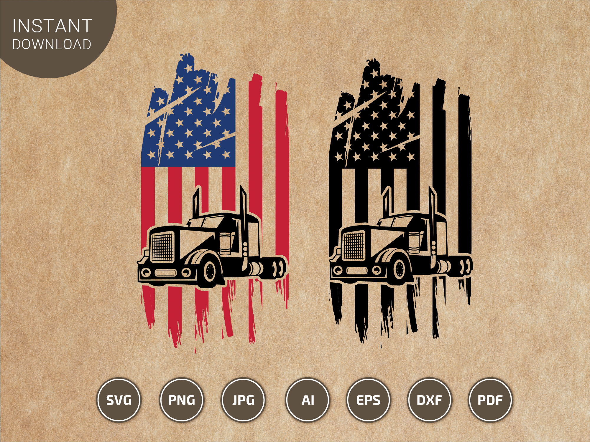 Trucker Svg Big Truck Svg US Trucker Svg US Truck Svg | Etsy Canada