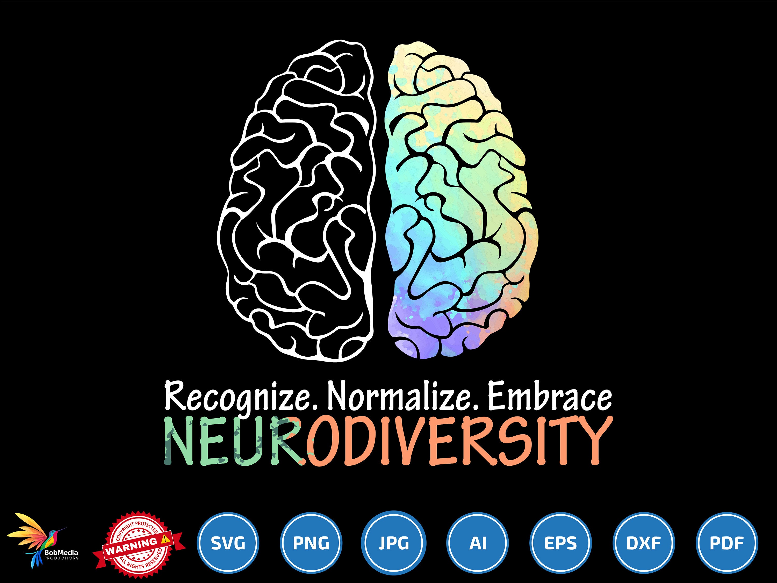Neurodiversity Svg Neurodiversity Png Autism Awareness - Etsy UK
