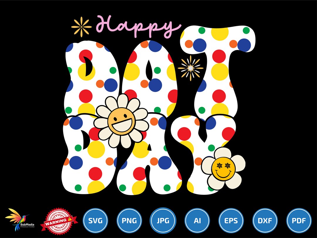 Happy Dot Day Svg, International Dot Day Svg, September 15th Svg, Polka ...