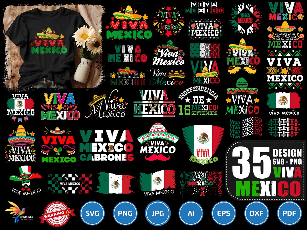 Viva Mexico SVG, Mexico Svg, September 16th Svg, Mexican Independence ...