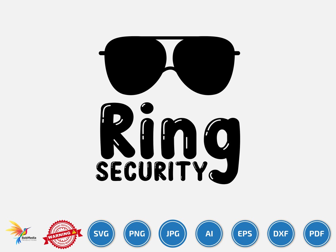 Ring Security Svg Png Ring Security Badge Svg Wedding Ring - Etsy
