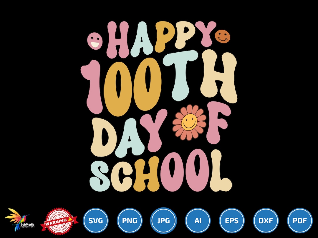 100 Days of School Svg Png, Back to School Svg, School Shirt Svg, 100th ...