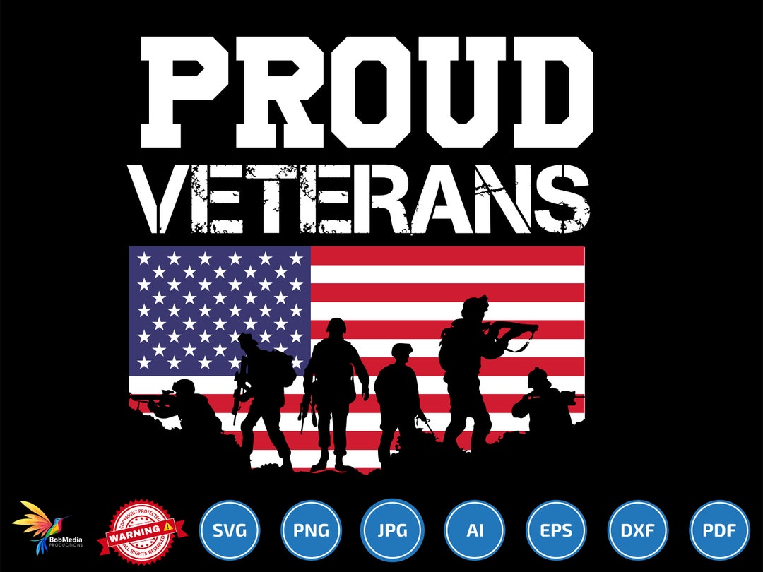 Veterans Day Svg, Veteran Day Png, Proud Veterans Day Gift, Military ...
