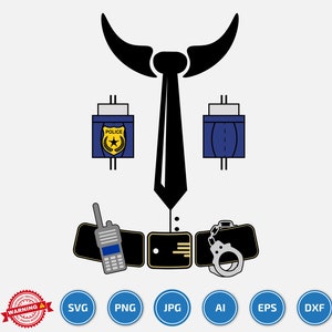 Police Officer Shirt Svg Png , Police Birthday Shirt, Police Uniform ...
