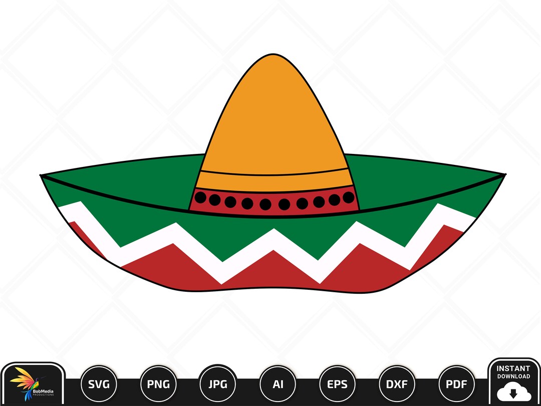 Sombrero Svg, Mexican Fiesta Svg ,sombrero Mexico, Mexican Hat ...