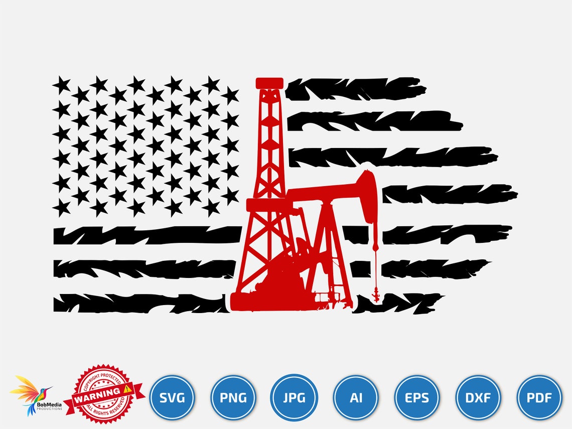 Oilfield Flag Svg USA Flag Oilfield Svg Oilfield Worker Svg - Etsy UK