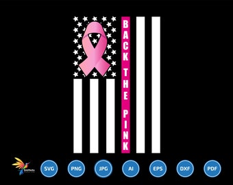 Breast Cancer Awareness, Cancer Awareness Svg , Cancer Fight Svg, Pink ...
