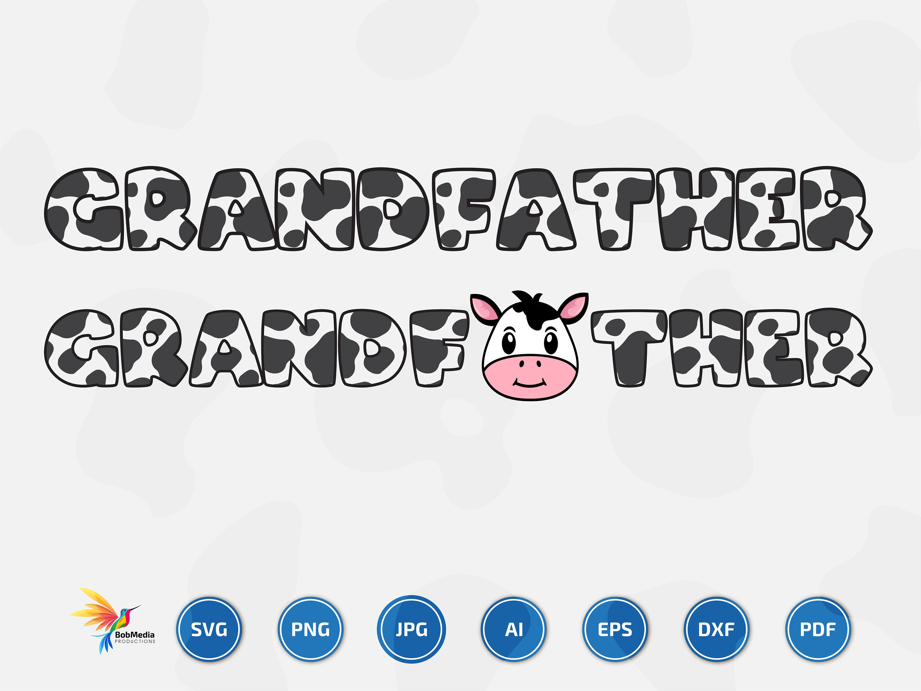 Cow Family Svg Cow Svg Files Cow Clipart Cow Print Svg Cow - Etsy Canada