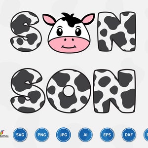 Cow Family Svg Cow Svg Files Cow Clipart Cow Print Svg Cow - Etsy Canada
