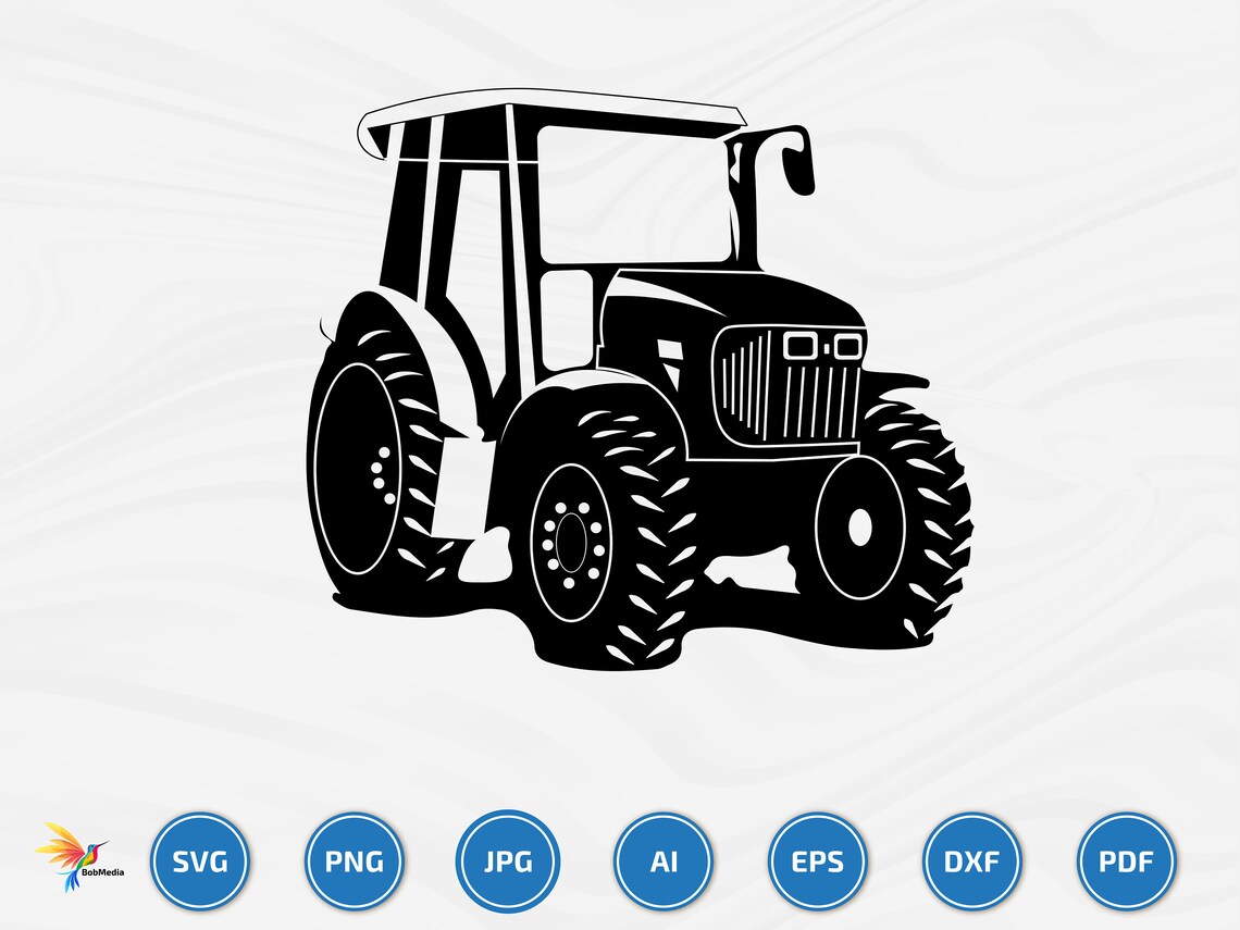Tractors SVG Tractor Clipart Farming Svg Construction Svg - Etsy