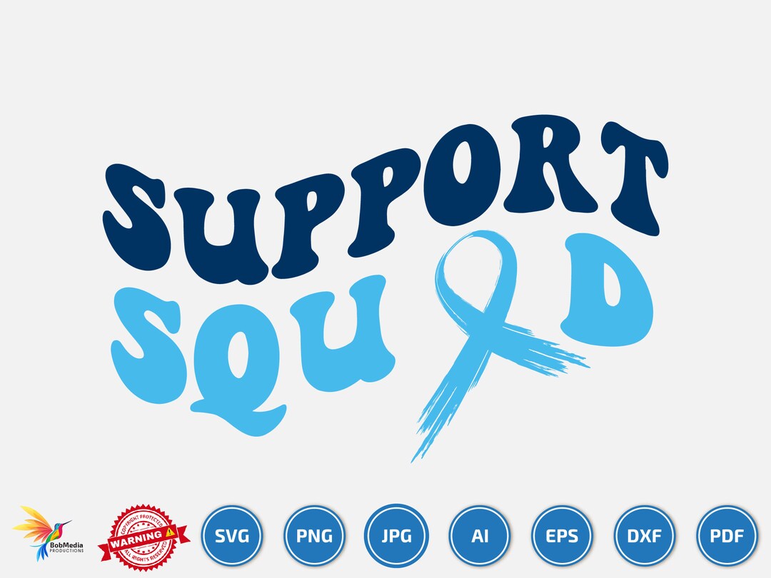 Prostate Cancer Awareness Svg Prostate Ribbon Svg Light Blue - Etsy