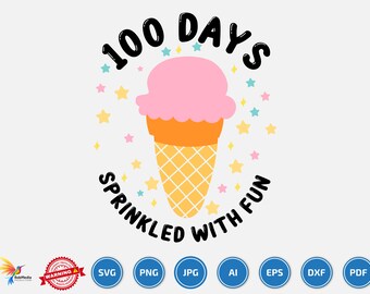 Ice Cream 100 Days - Etsy
