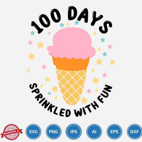 100 Days of School Svg - Etsy