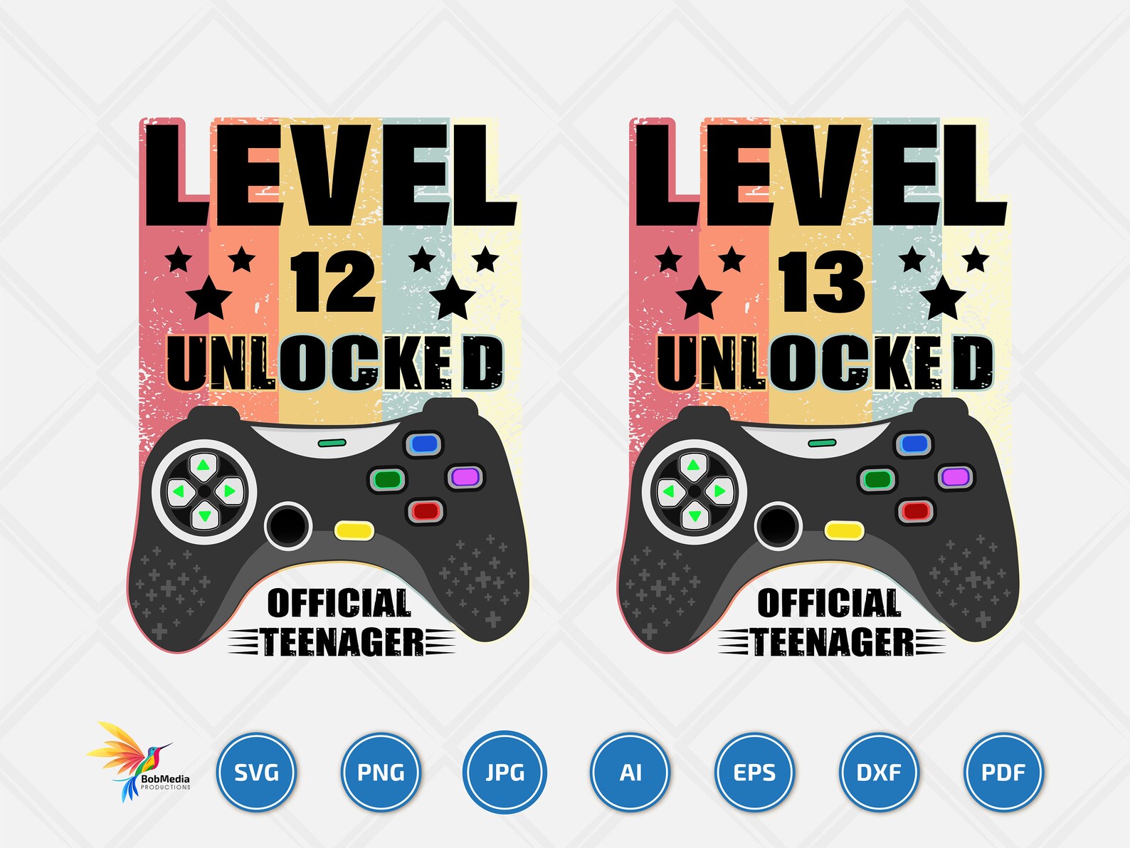 Level Unlocked Official Teenager Svg Bundle Birthday Boy Svg - Etsy