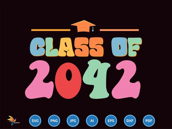 Groovy Back to School Class of 2042 Svg Bundle Graduate 2022 - Etsy UK