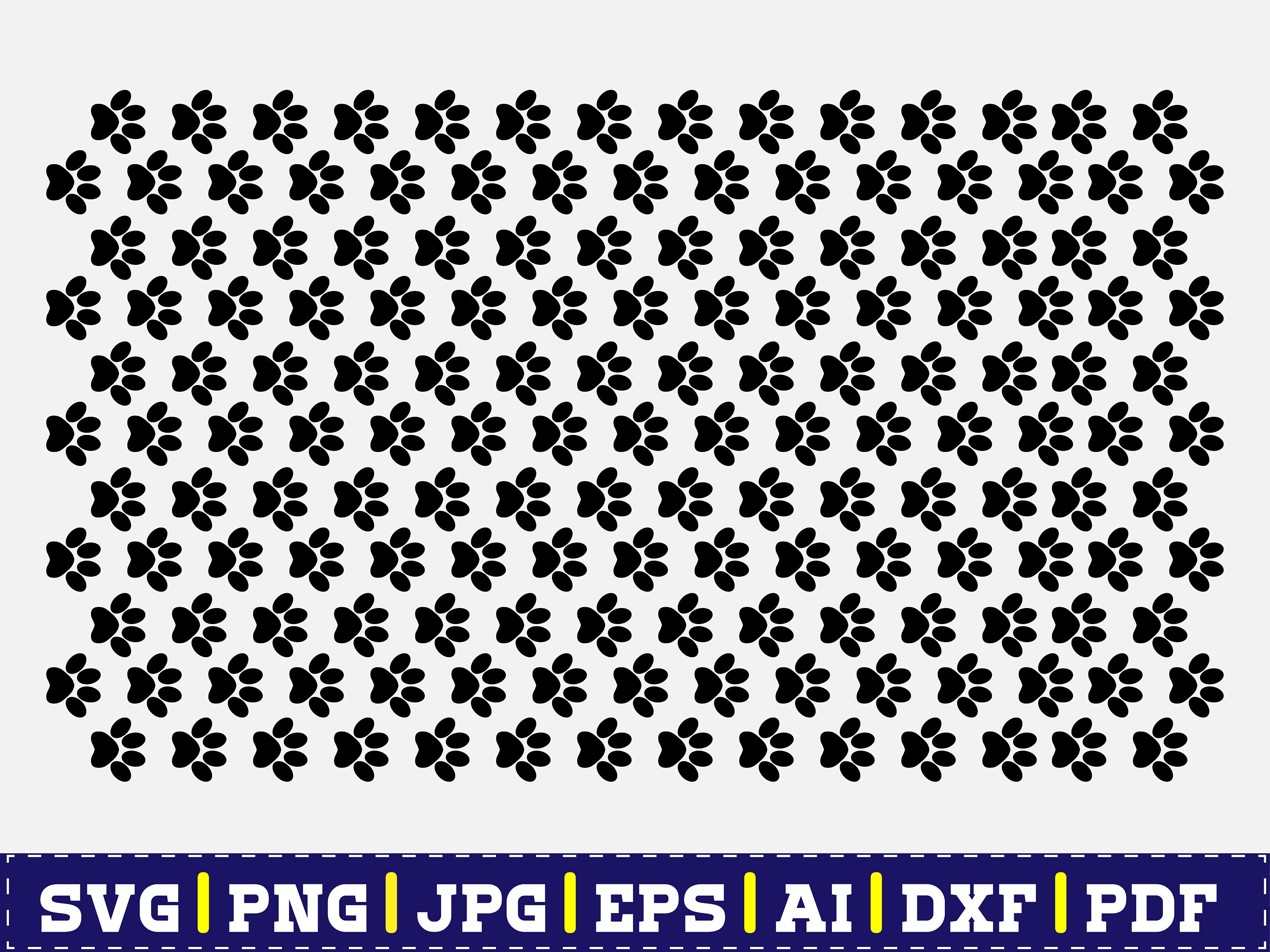 Dog Paw Print SVG Paw Pattern Svg Paw Print Svg Paw Svg - Etsy Canada