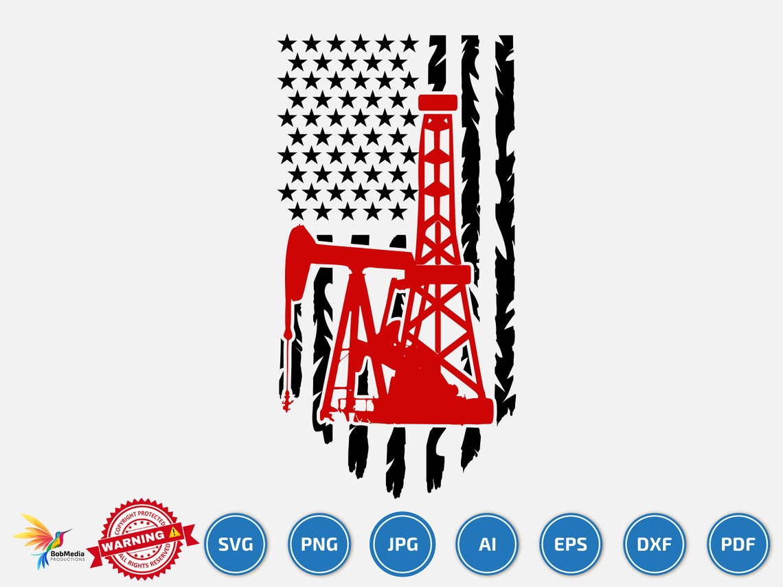 Oilfield Flag Svg USA Flag Oilfield Svg Oilfield Worker Svg - Etsy UK