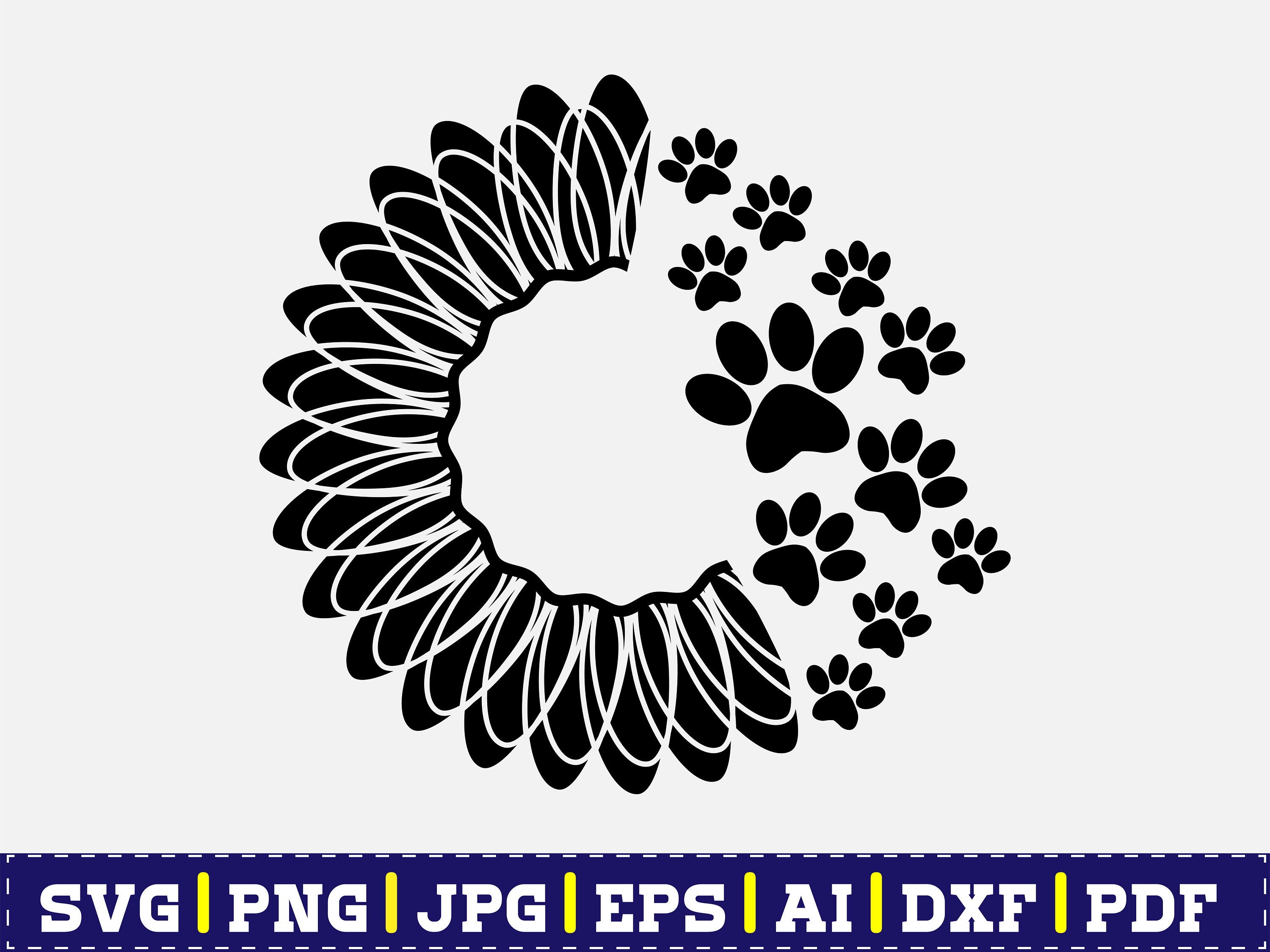 Dog Paw Print SVG Paw Pattern Svg Paw Print Svg Paw Svg - Etsy Canada