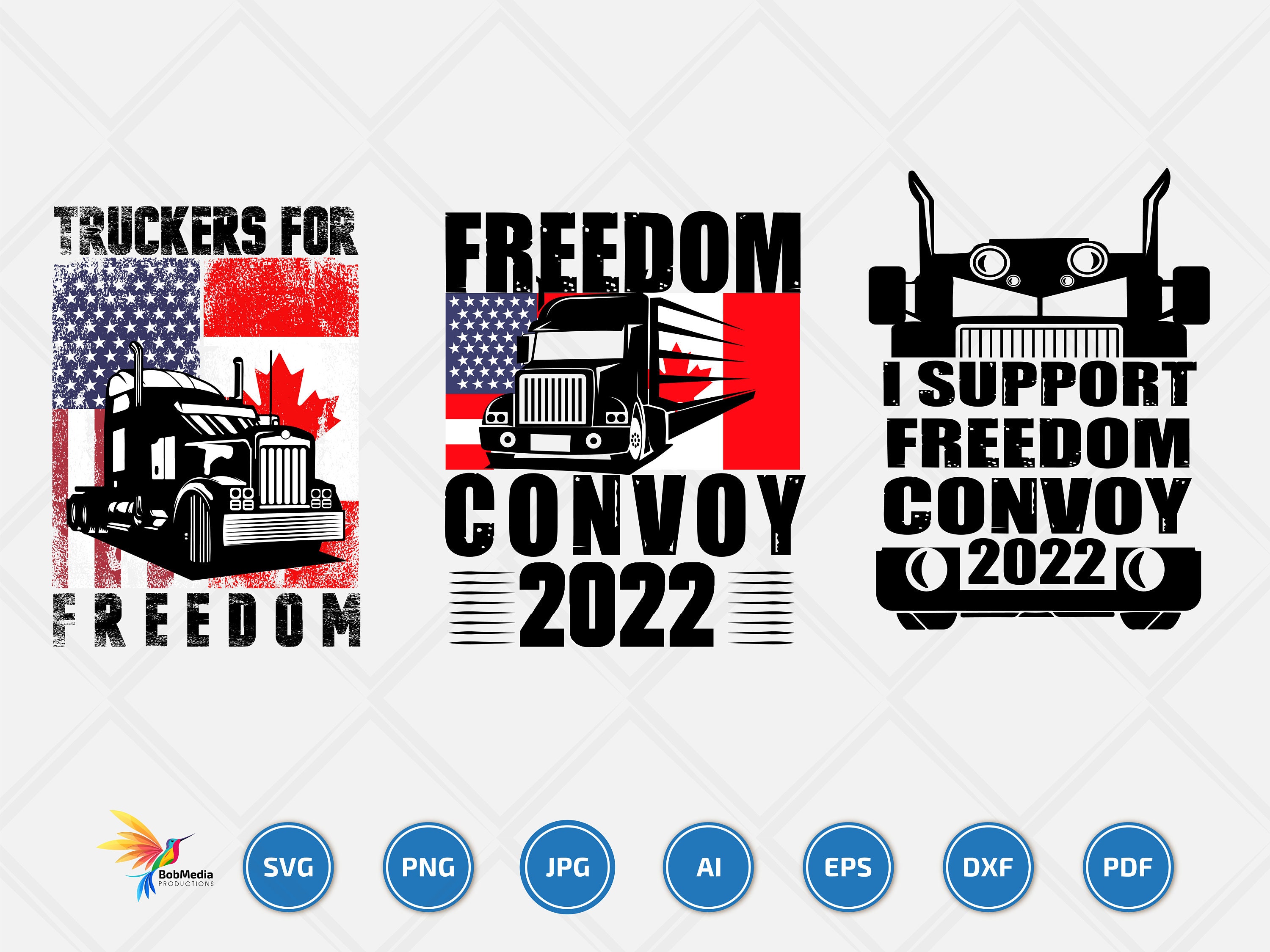 Freedom Convoy SVG Bundlefreedom Convoy 2022I Support - Etsy