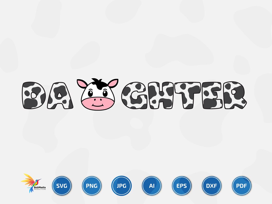 Cow Family Svg Cow Svg Files Cow Clipart Cow Print Svg Cow - Etsy Canada