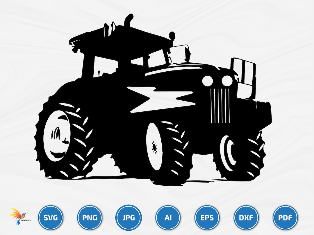 Tractors SVG , Tractor Clipart, Farming Svg, Construction Svg, Tractor ...