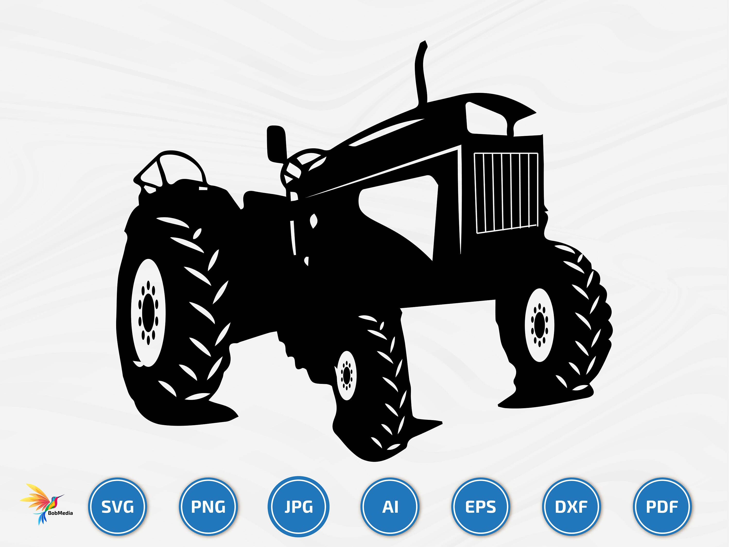 Tractors SVG Tractor Clipart Farming Svg Construction Svg - Etsy UK