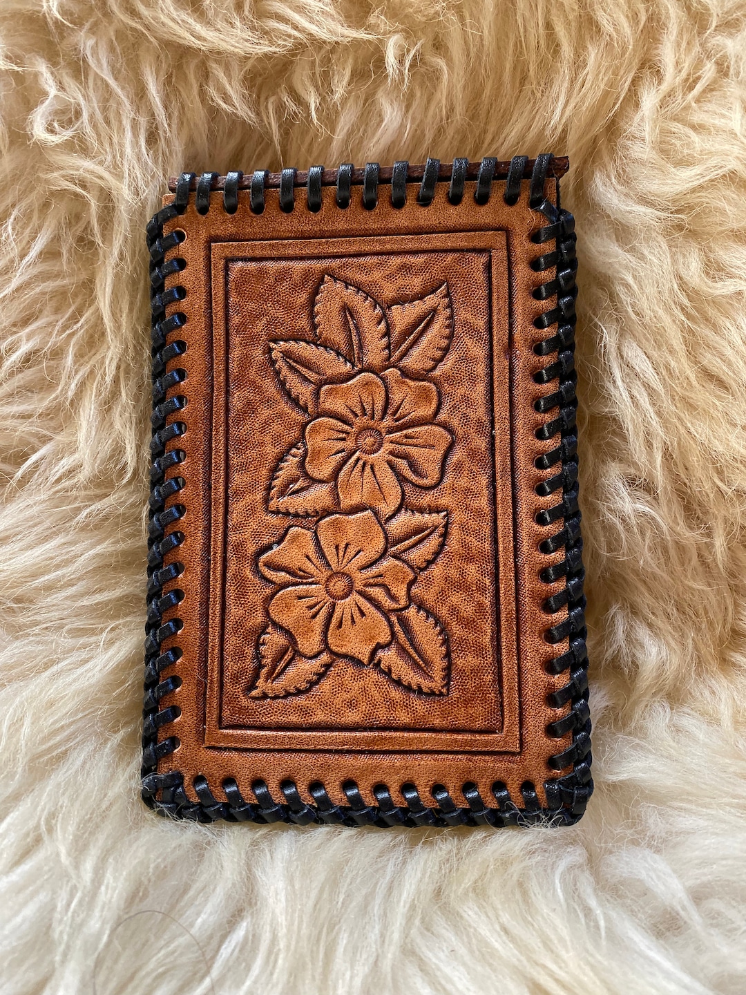 Notebook Hand Tooled Leather - Etsy