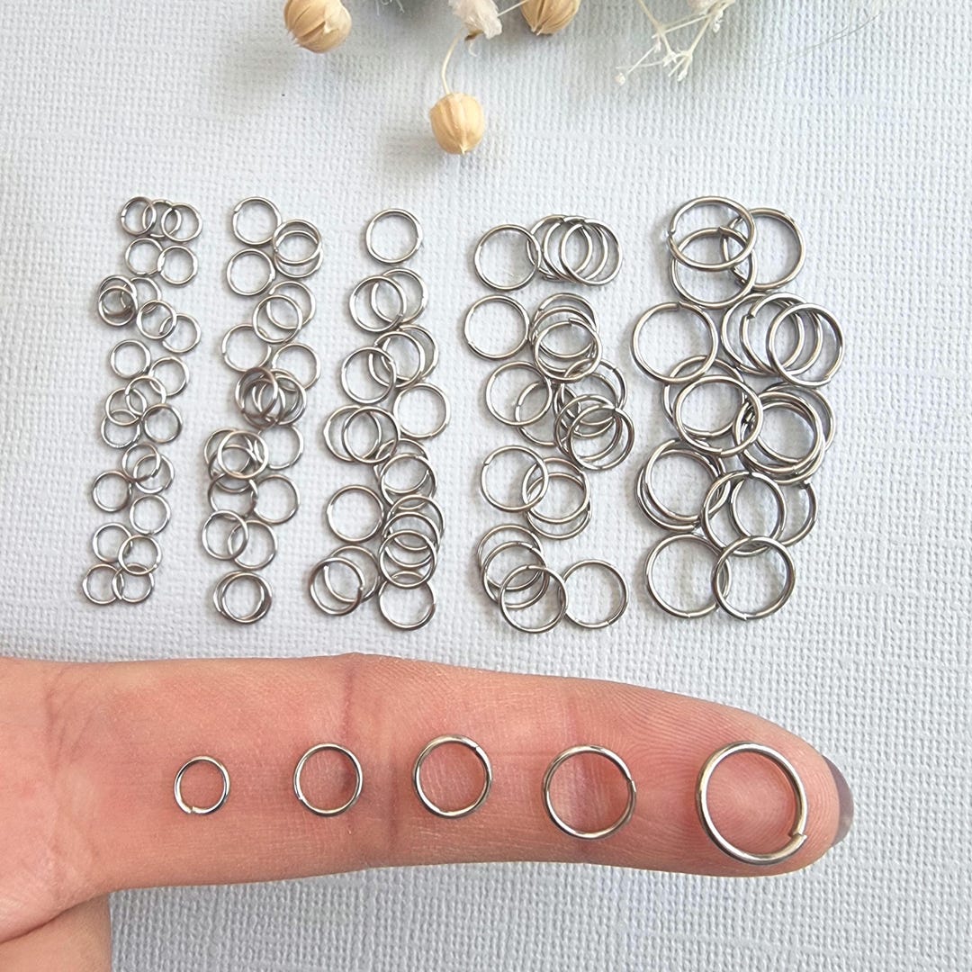 Stainless Steel Closed Jump Ring Jewelry Finding for Handmade Jewelry ...
