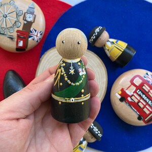 London Collection King Charles and Kings Guard/coronation Peg Doll ...